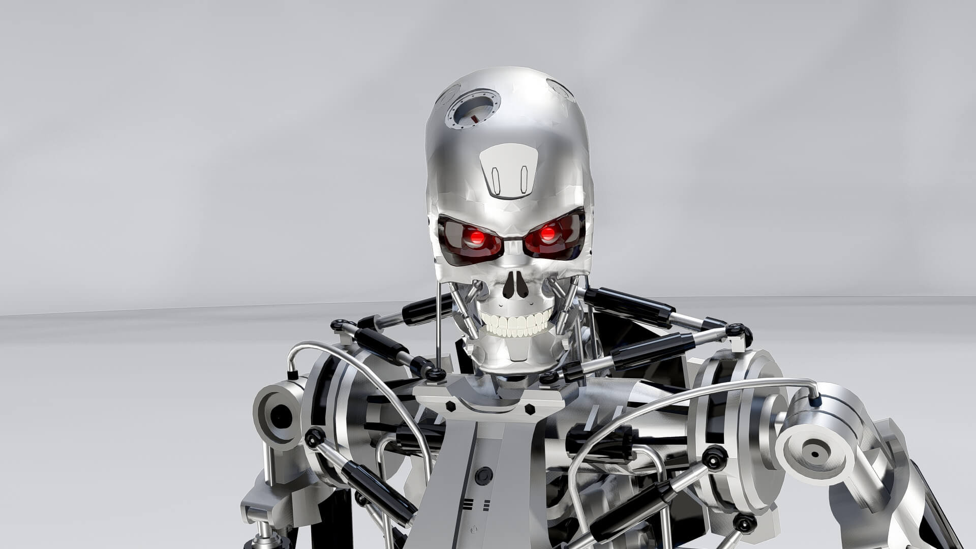 Terminator T-800 3D Model by AlphaGroup