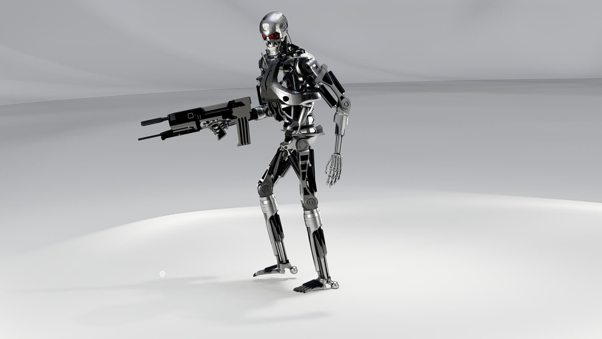 Terminator T-800 3D Model by AlphaGroup