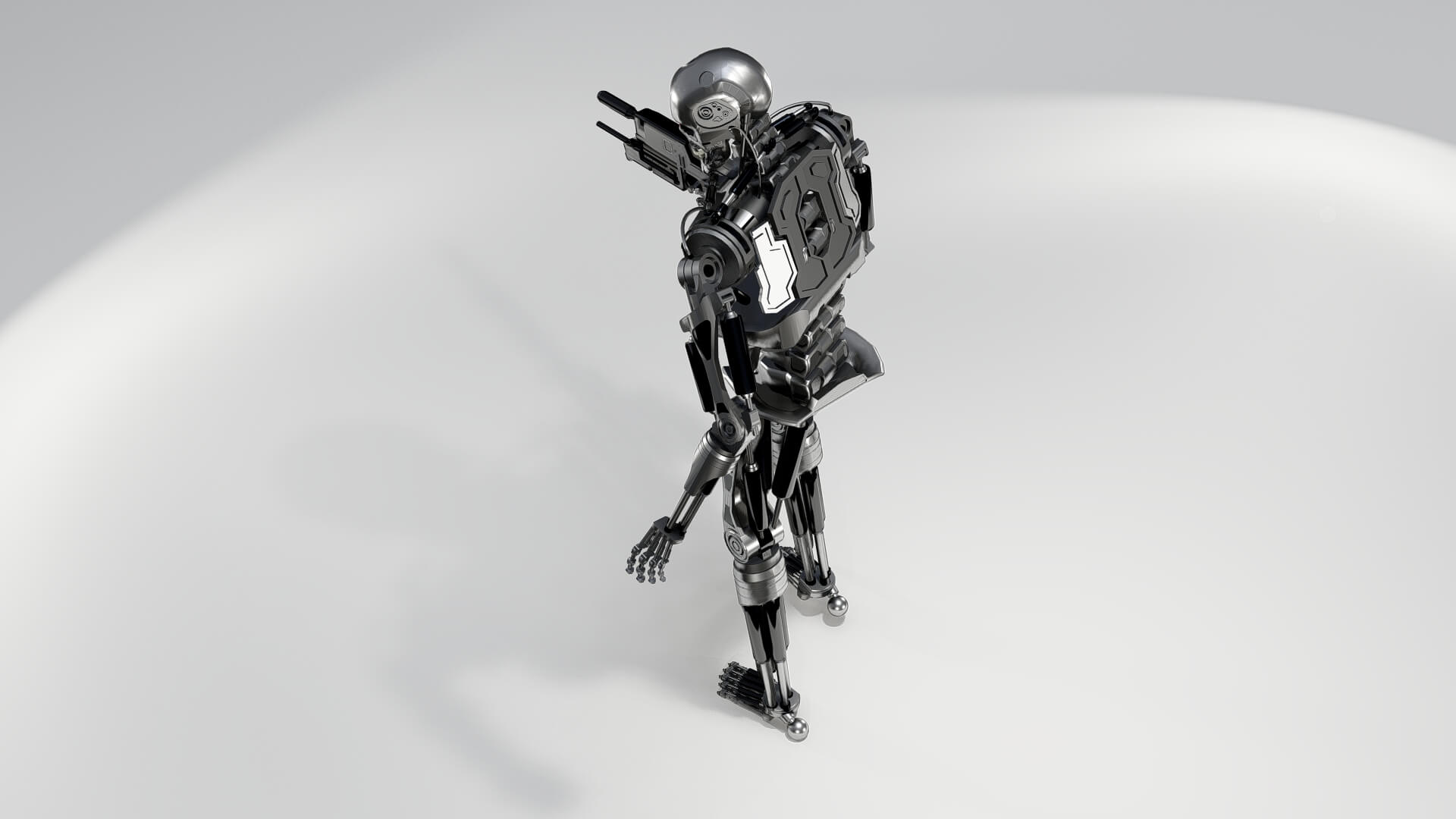Terminator T-800 3D Model by AlphaGroup