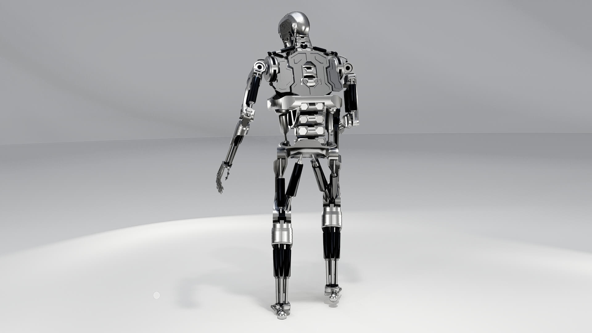 Terminator T-800 3D Model by AlphaGroup