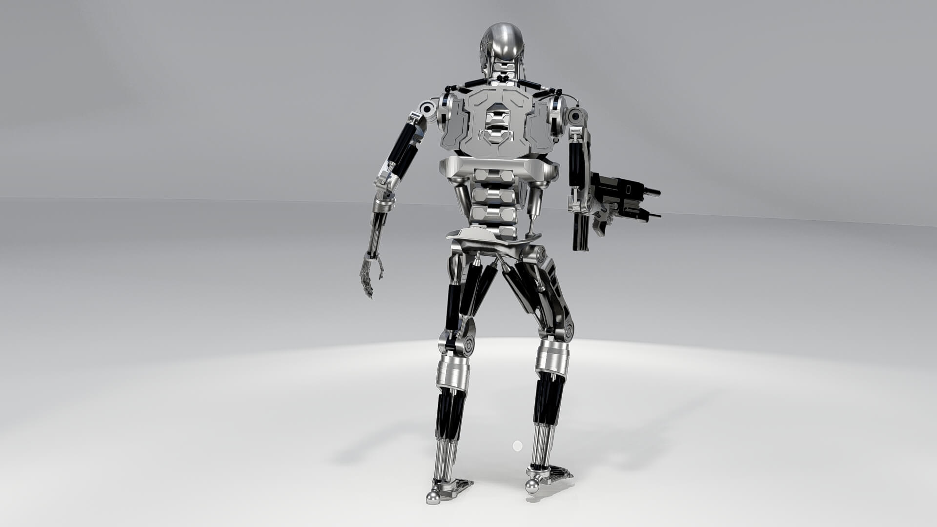 Terminator T-800 3D Model by AlphaGroup