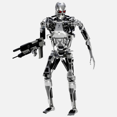 Terminator T-800 3D Model by AlphaGroup