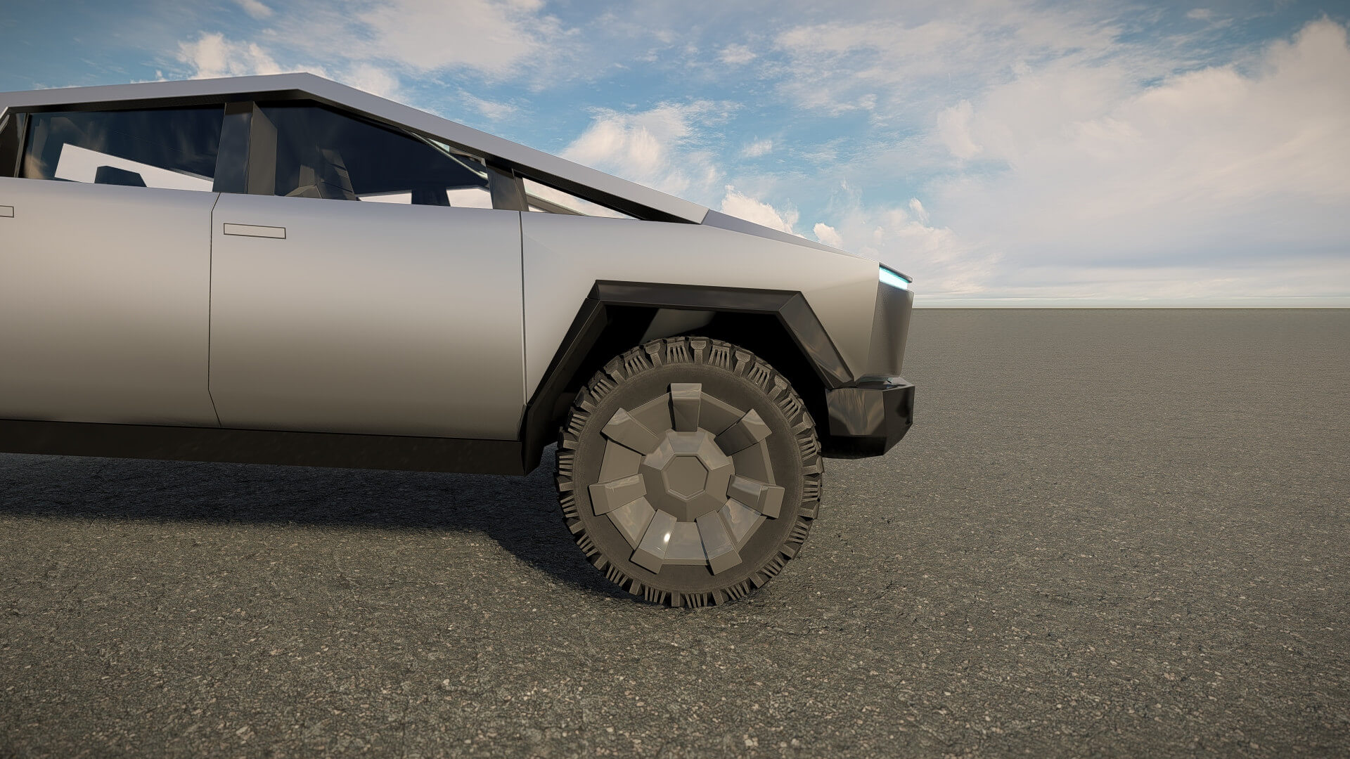 Tesla Cybertruck 2023 - 3D Model by AlphaGroup