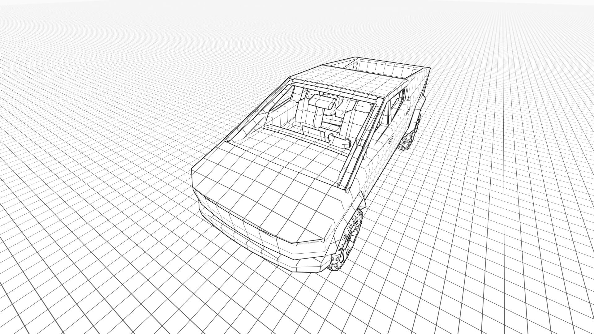 Tesla Cybertruck 2023 - 3D Model by AlphaGroup