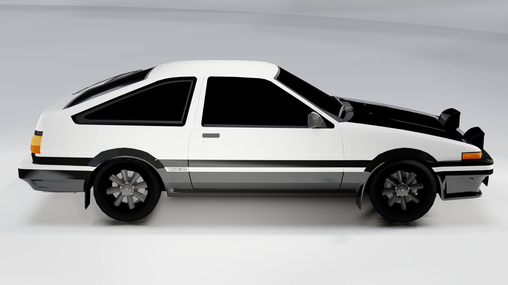 Toyota Corolla AE86 Trueno - 3D Model by AlphaGroup