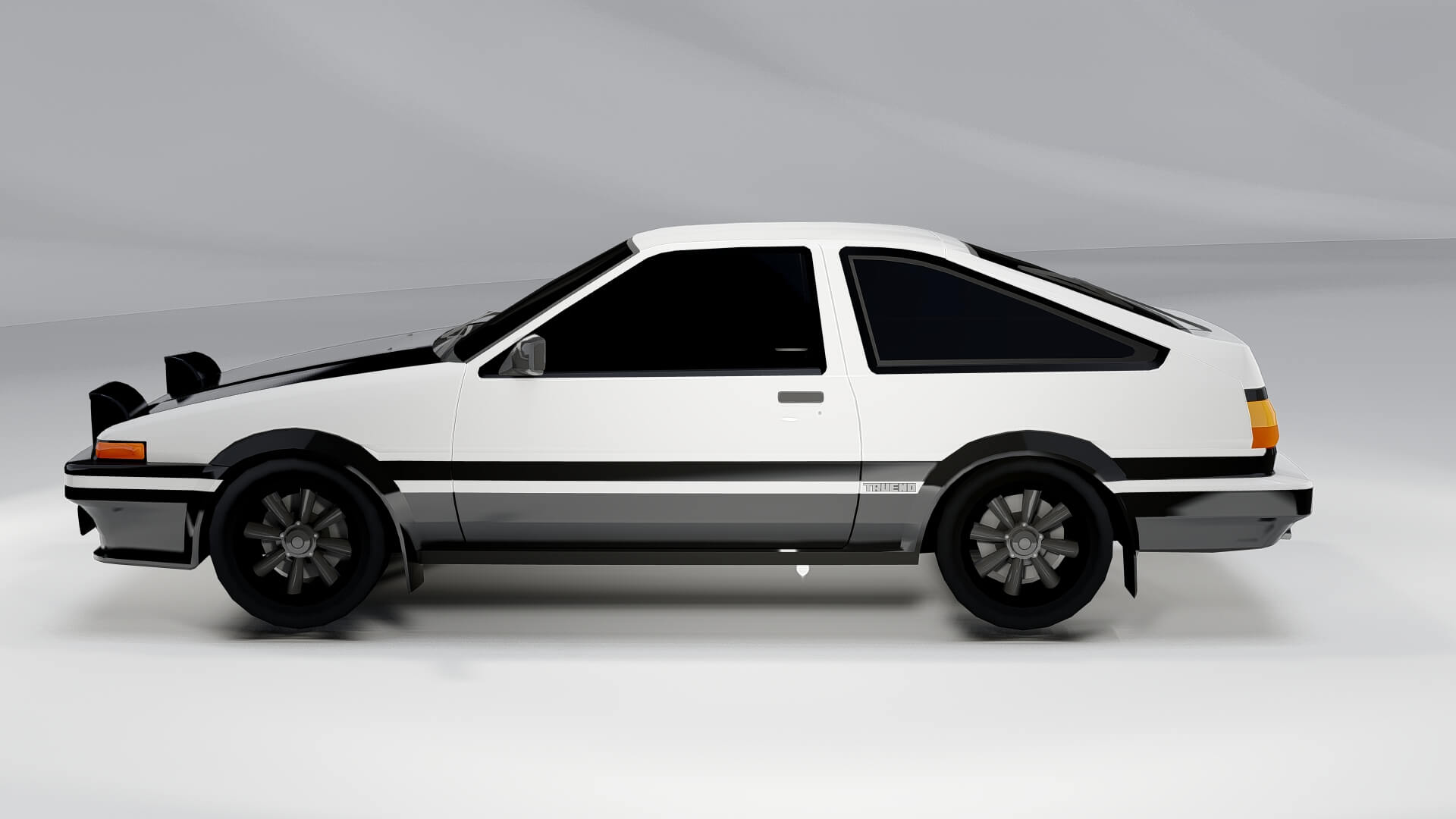 Toyota Corolla AE86 Trueno - 3D Model by AlphaGroup