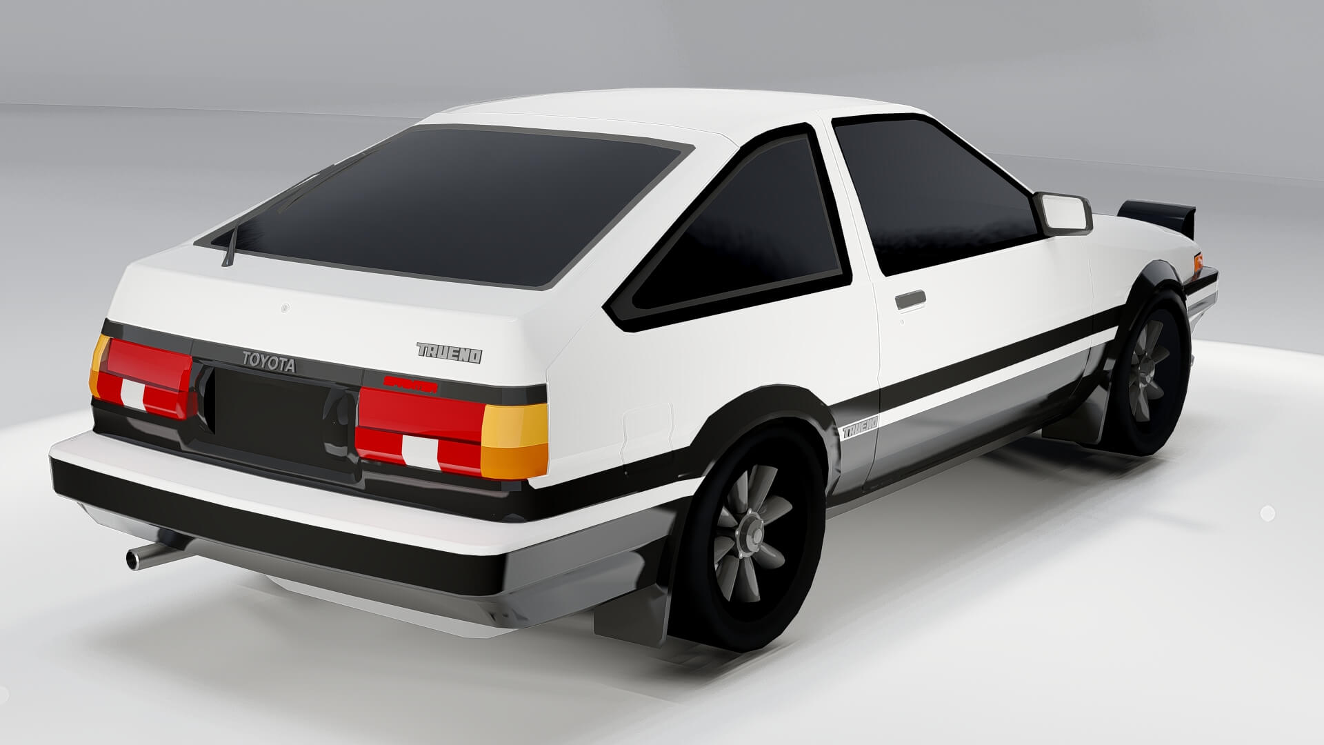 Toyota Corolla AE86 Trueno - 3D Model by AlphaGroup