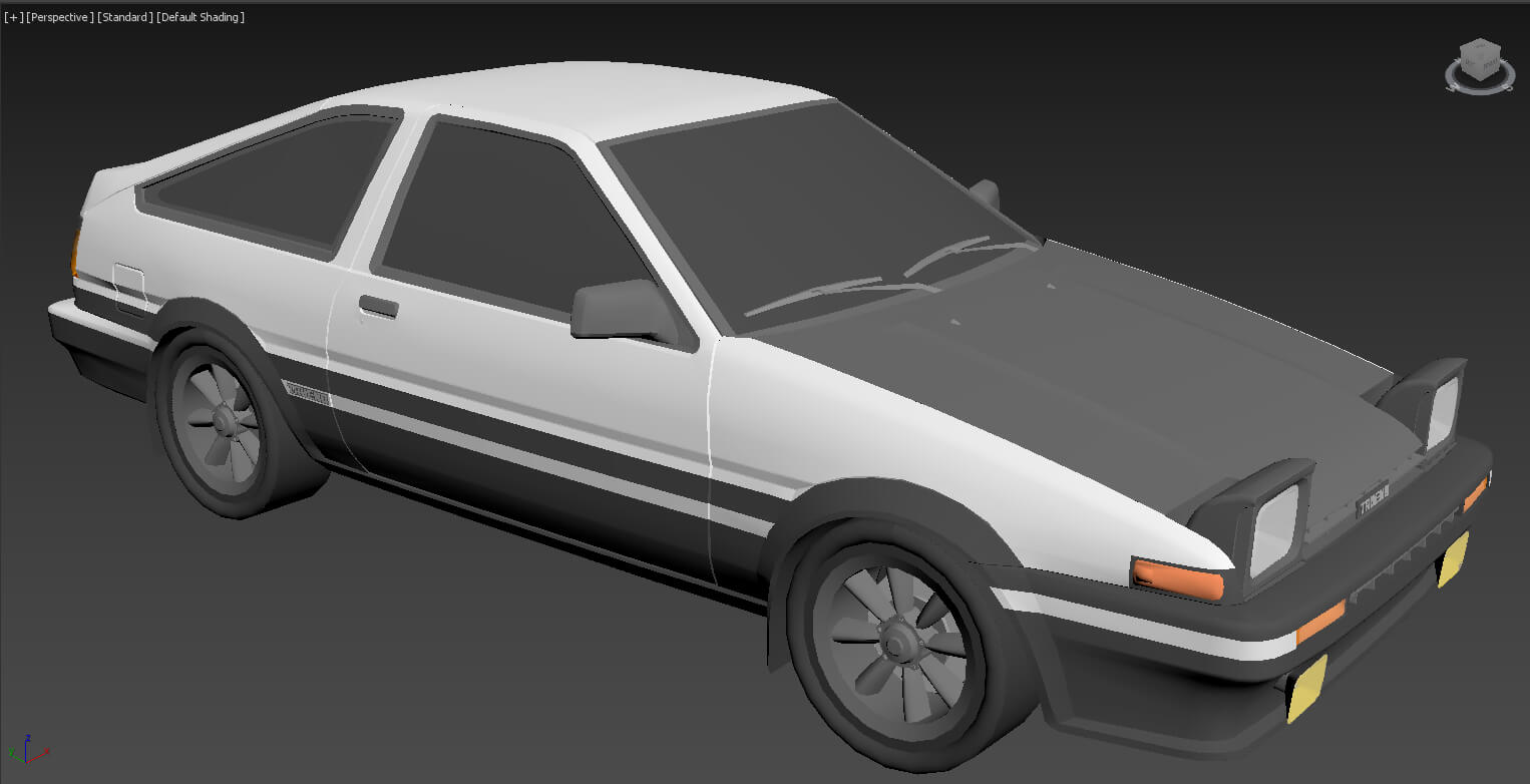 Toyota Corolla AE86 Trueno - 3D Model by AlphaGroup
