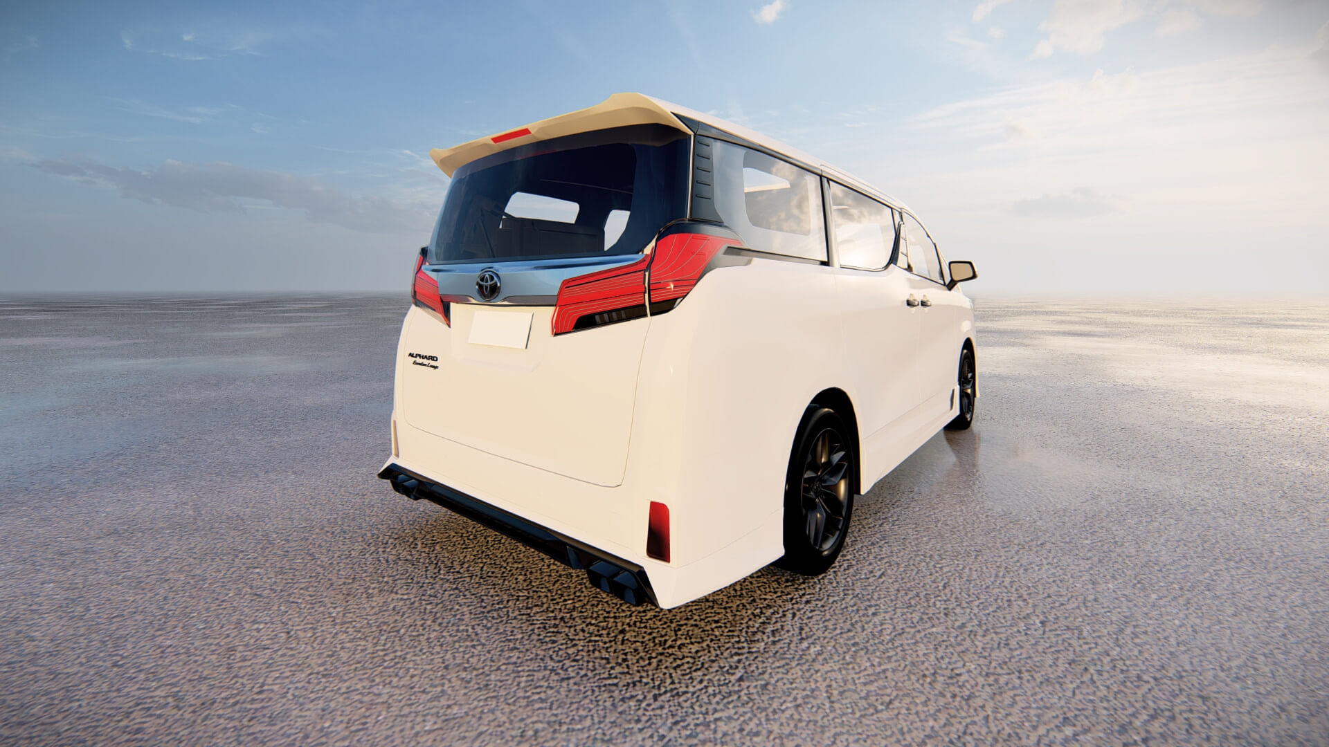 Toyota Alphard TRD - 3D Model by AlphaGroup