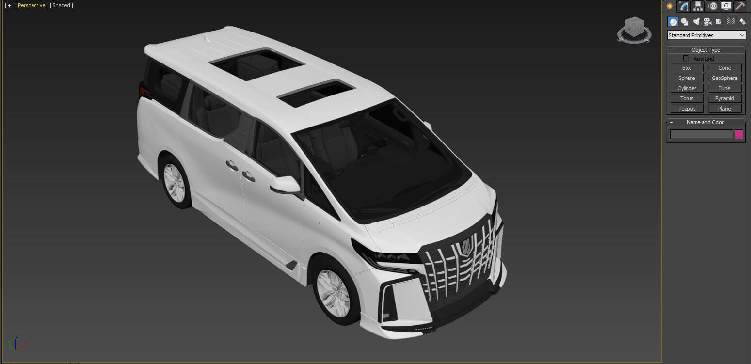 Toyota Alphard TRD - 3D Model by AlphaGroup