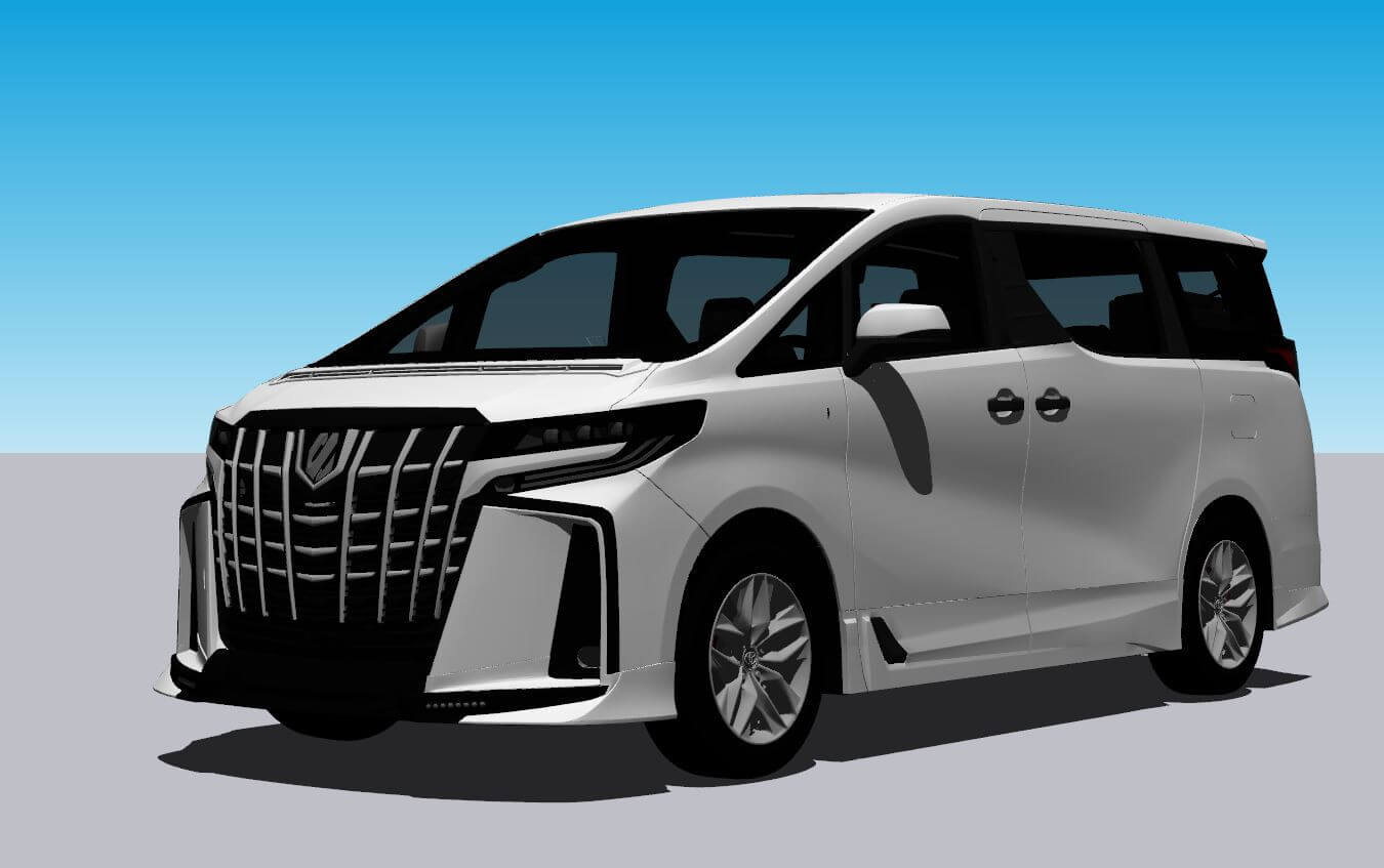 Toyota Alphard TRD - 3D Model by AlphaGroup