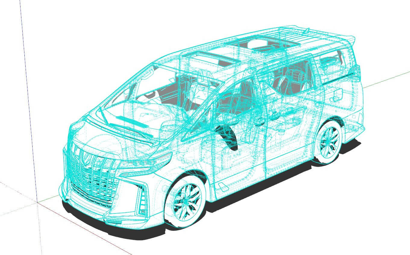 Toyota Alphard TRD - 3D Model by AlphaGroup
