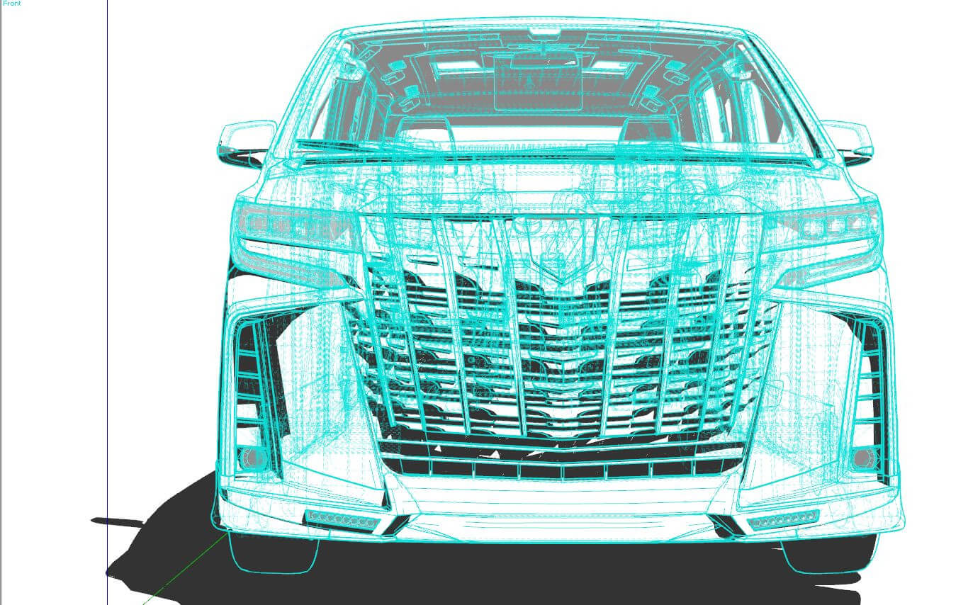 Toyota Alphard TRD - 3D Model by AlphaGroup