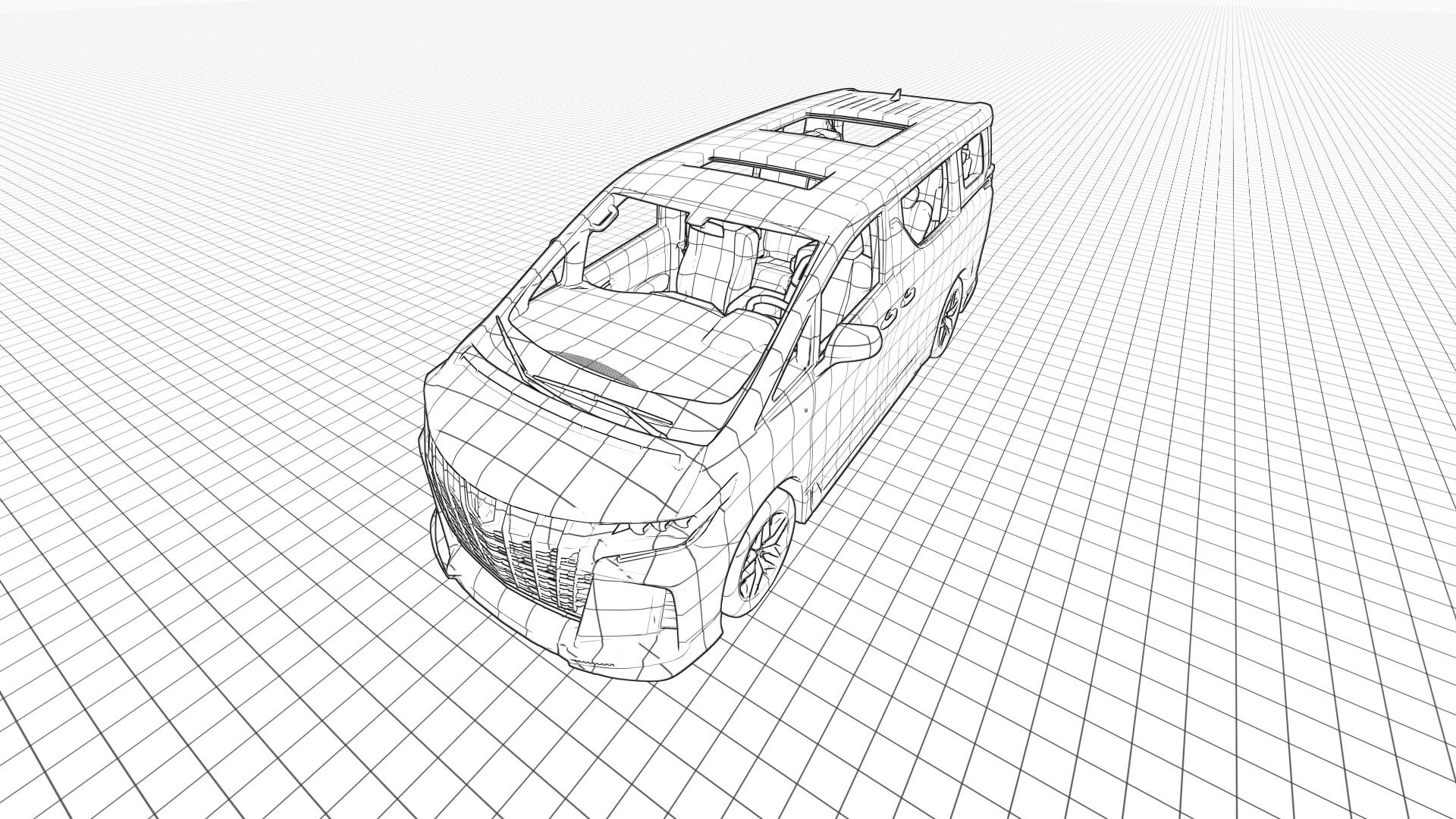 Toyota Alphard TRD - 3D Model by AlphaGroup