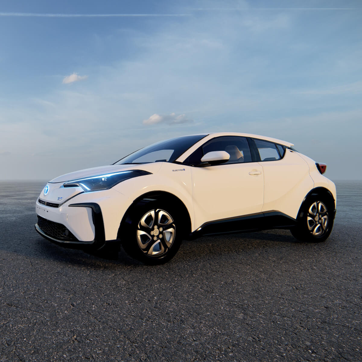Toyota CH R EV 2022 - 3D Model by AlphaGroup