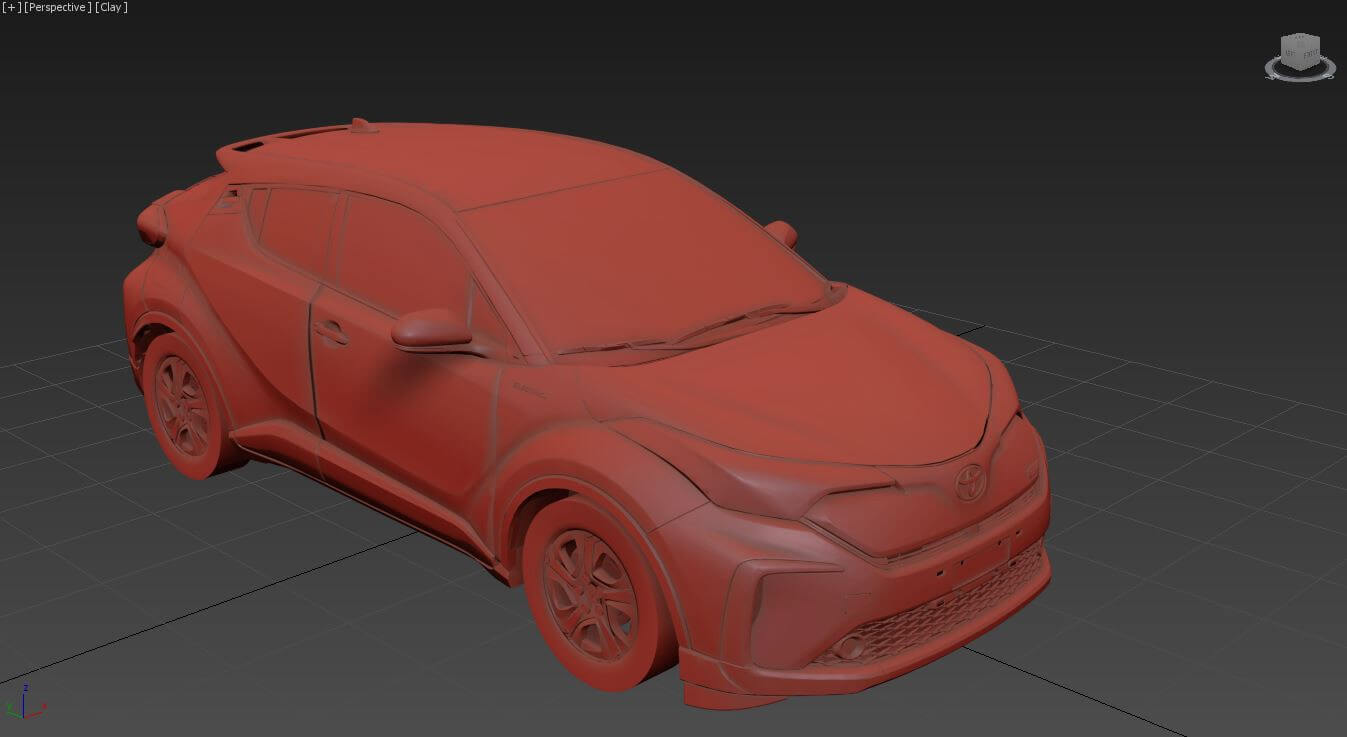 Toyota CH R EV 2022 - 3D Model by AlphaGroup