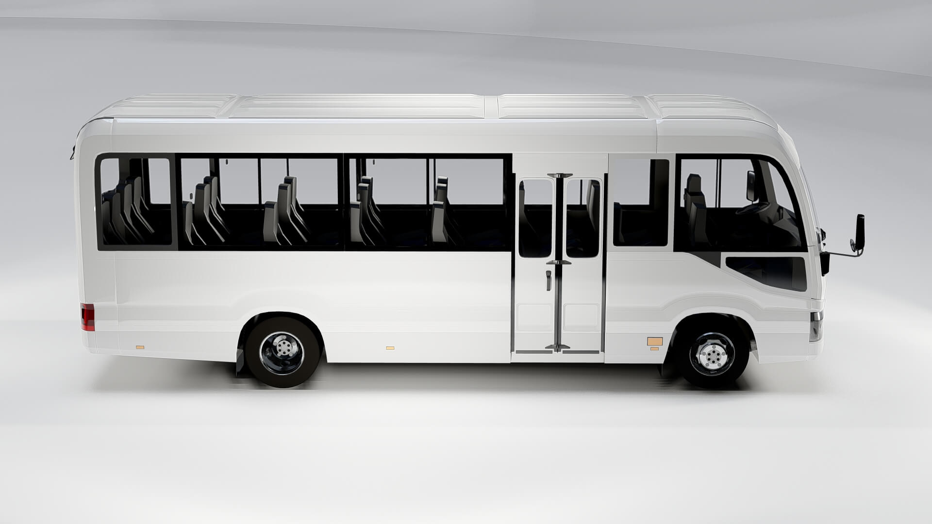 Toyota Coaster - 3D Model by AlphaGroup