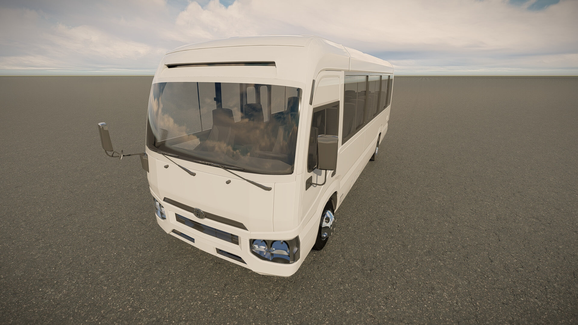Toyota Coaster - 3D Model by AlphaGroup