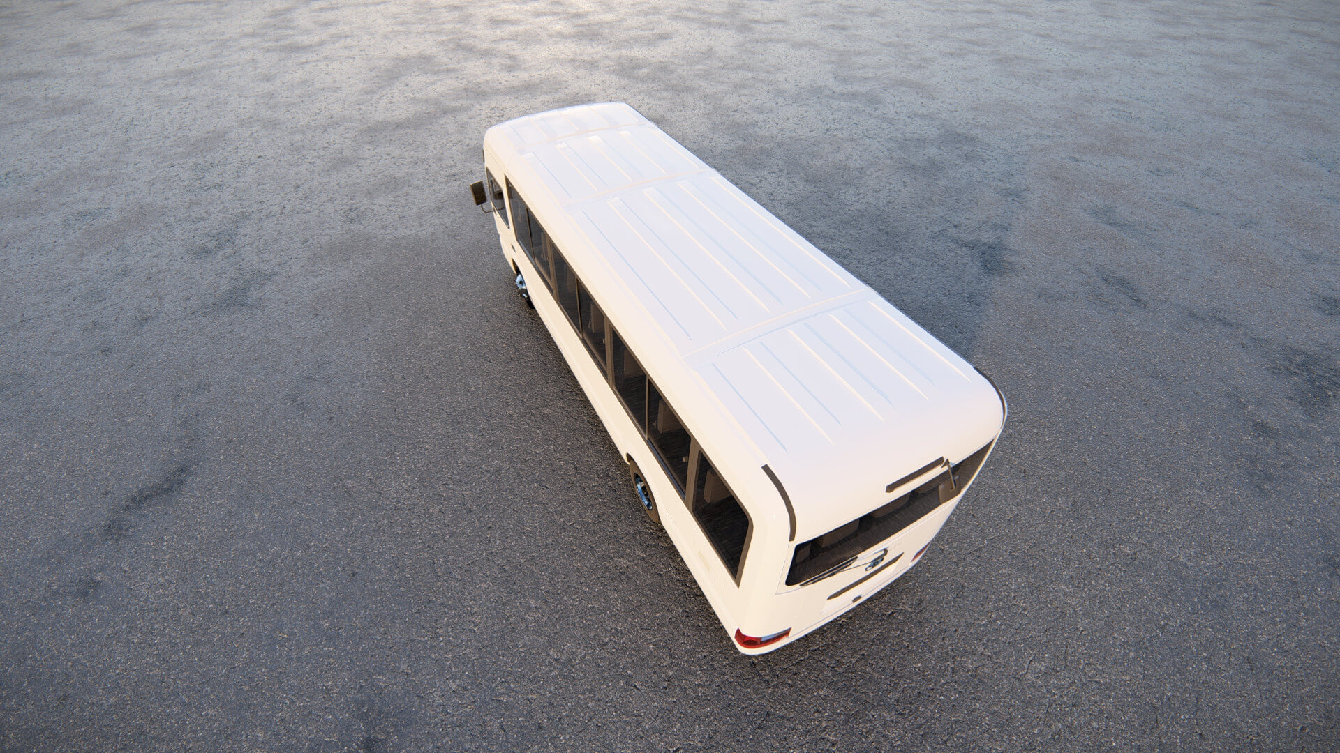 Toyota Coaster - 3D Model by AlphaGroup