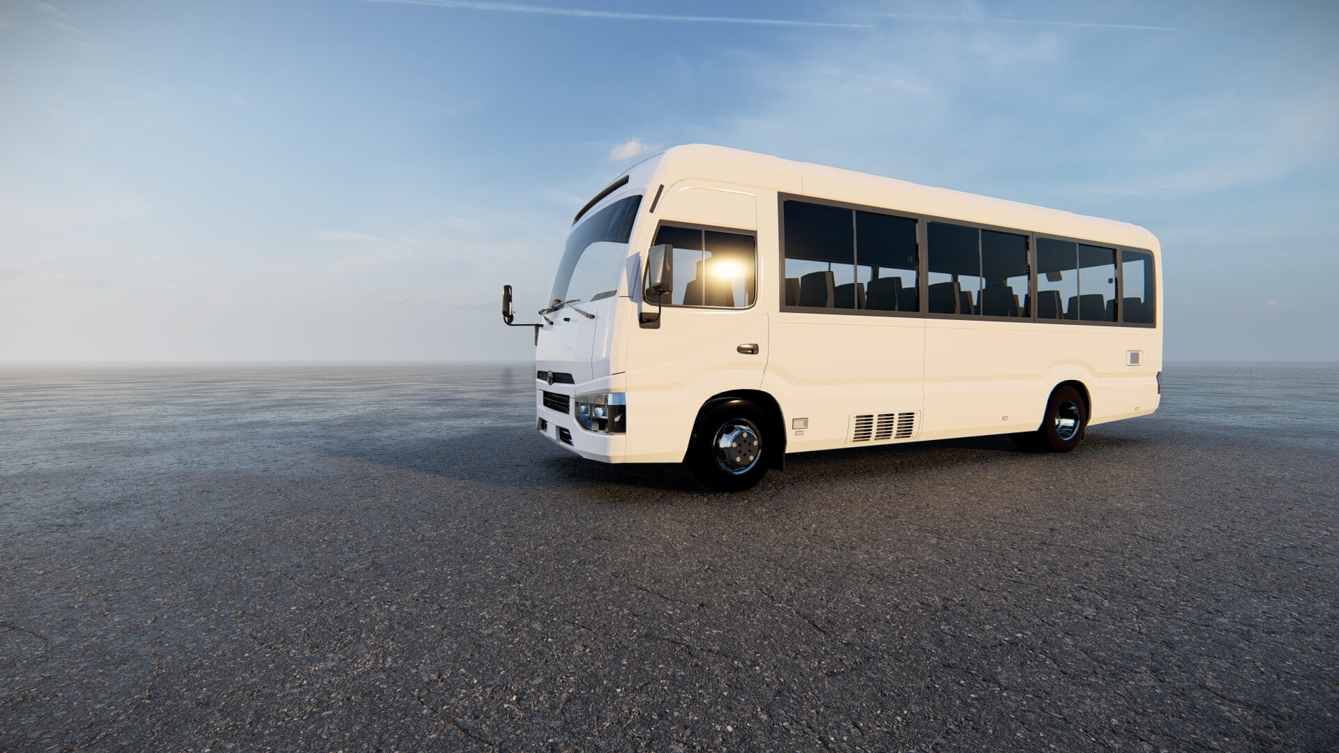 Toyota Coaster - 3D Model by AlphaGroup