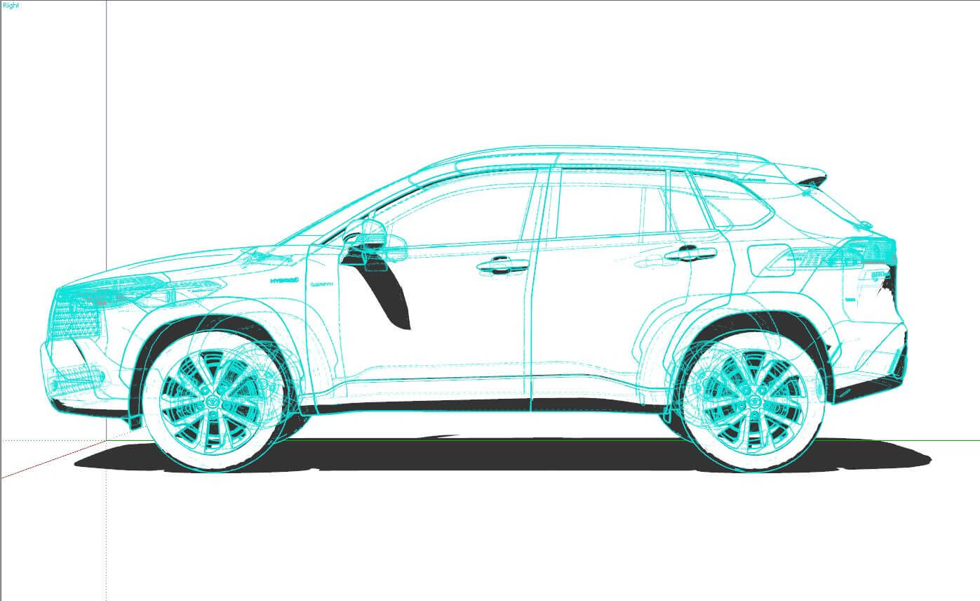 Toyota Corolla Cross 2022 - 3D Model by AlphaGroup