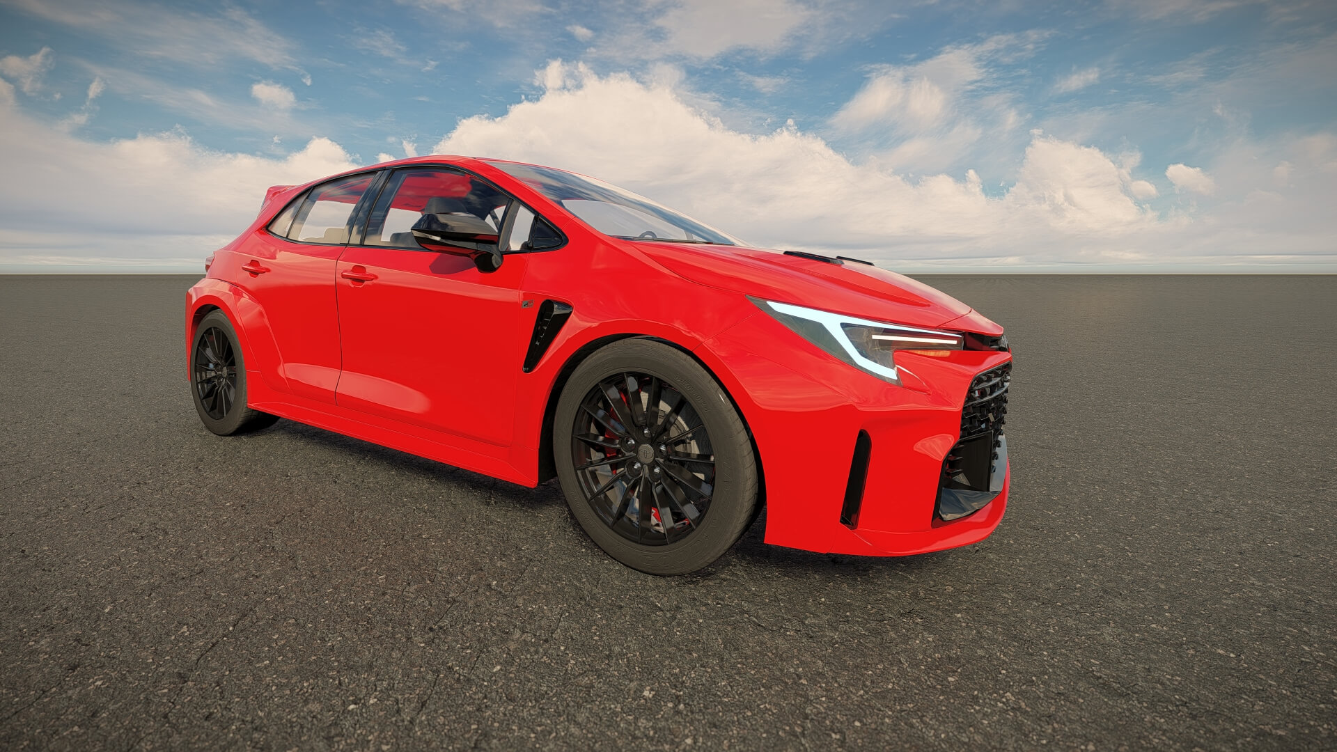 Toyota Corolla GR 2023 - 3D Model by AlphaGroup
