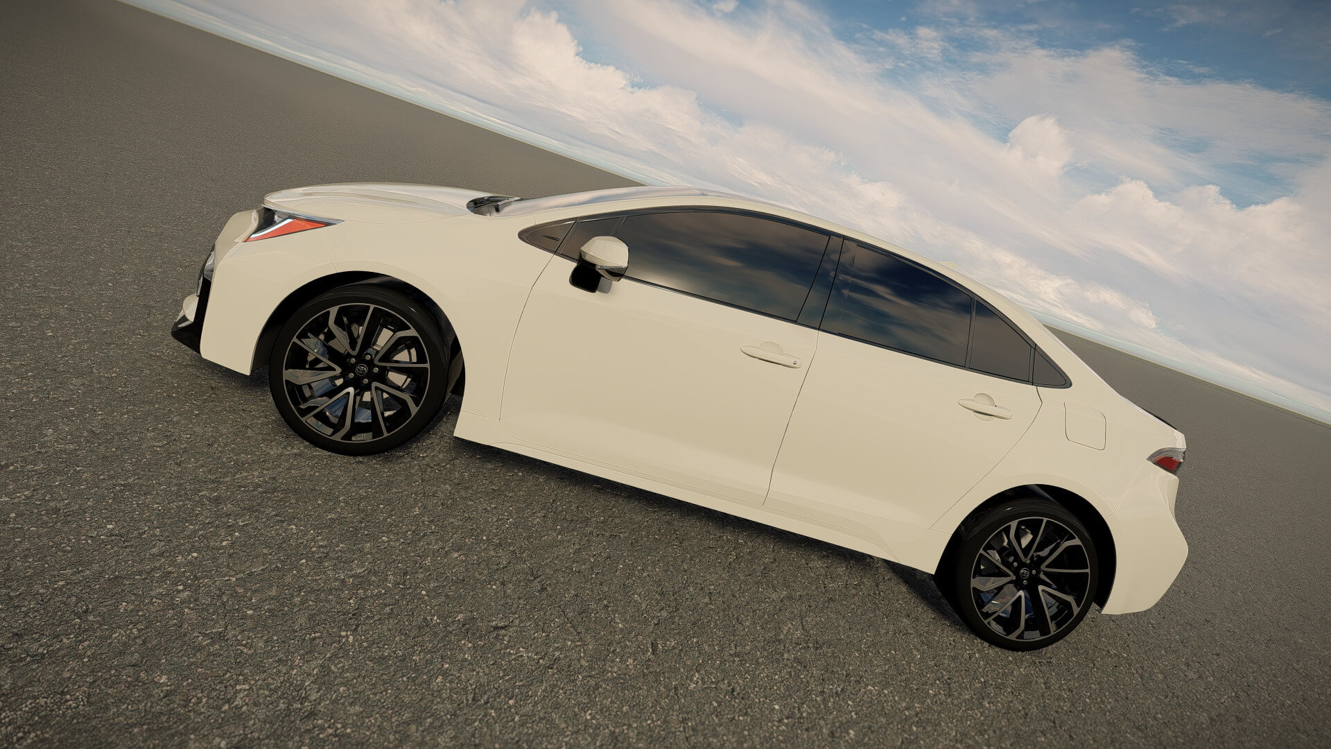 Toyota Corolla 2022 Black Rims