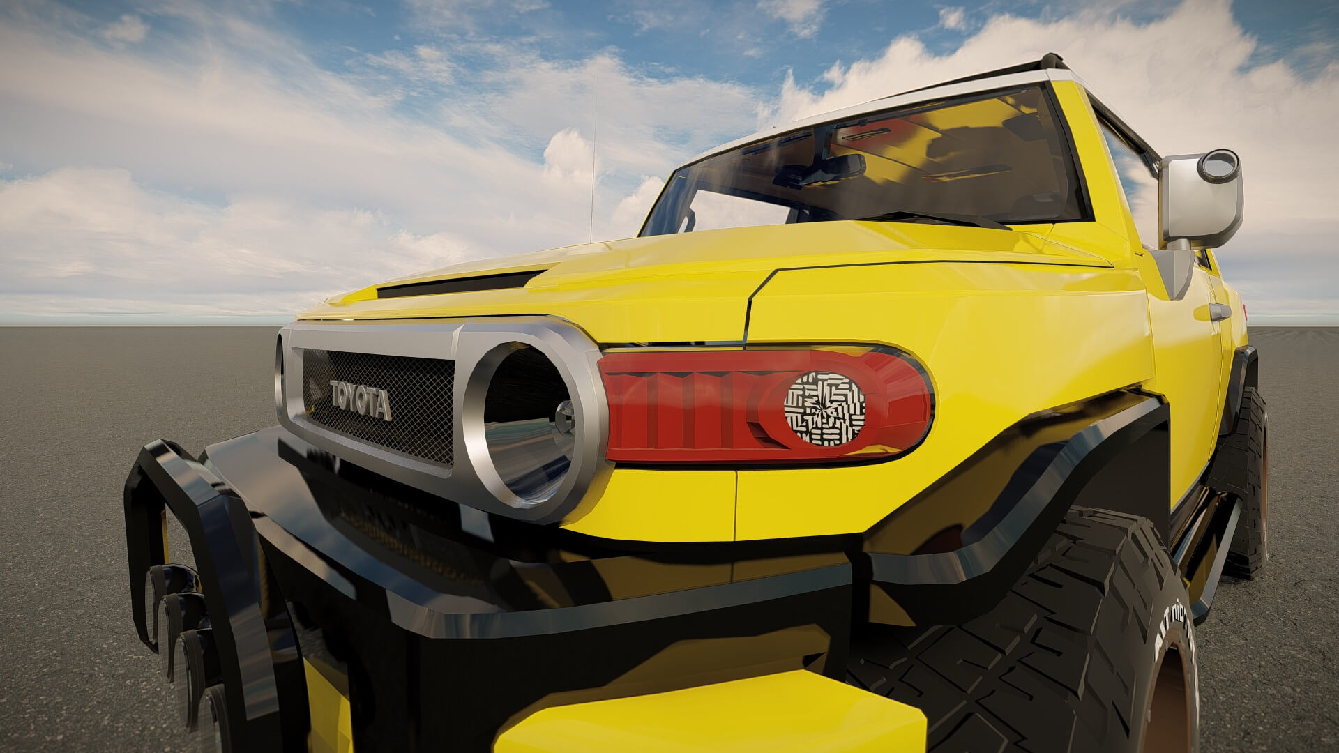 Toyota FJ Cruiser - 3D Model by AlphaGroup