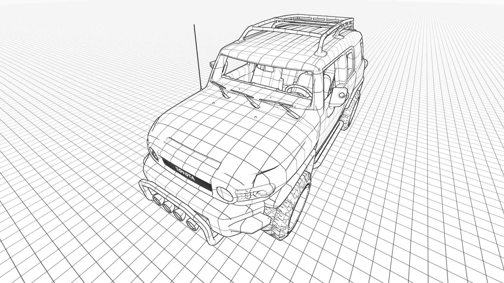 Toyota FJ Cruiser - 3D Model by AlphaGroup