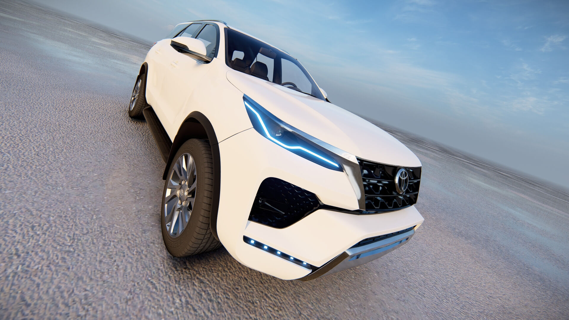 Toyota Fortuner 2022 - 3D Model by AlphaGroup