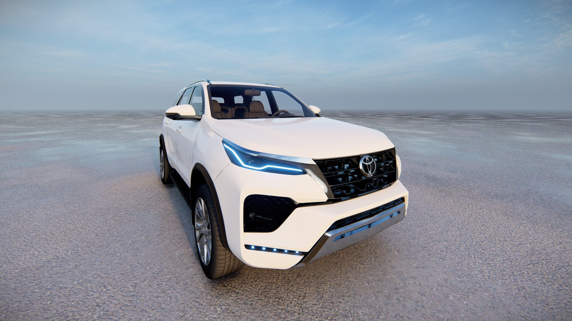 Toyota Fortuner 2022 - 3D Model by AlphaGroup