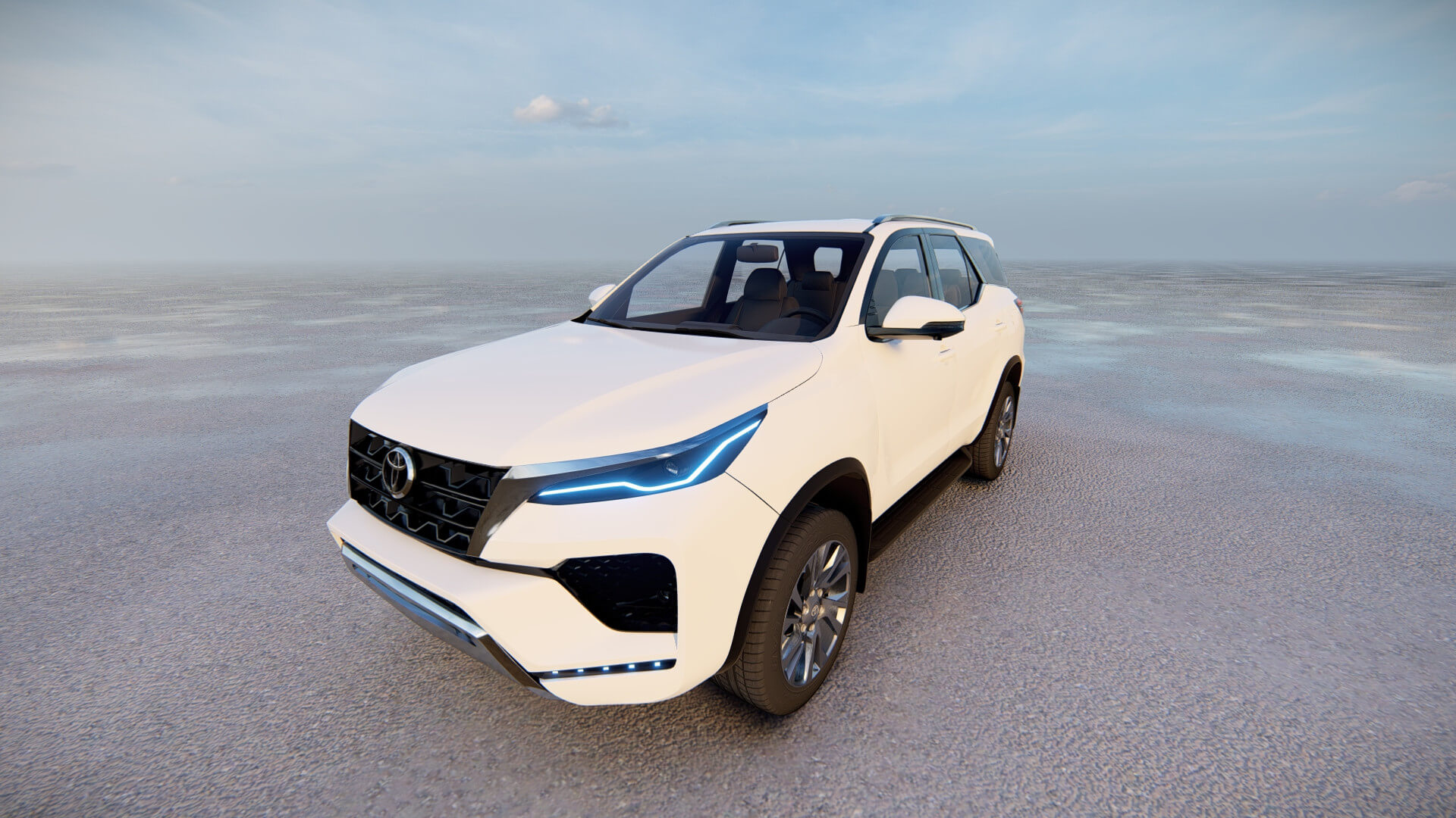 Toyota Fortuner 2022 - 3D Model by AlphaGroup