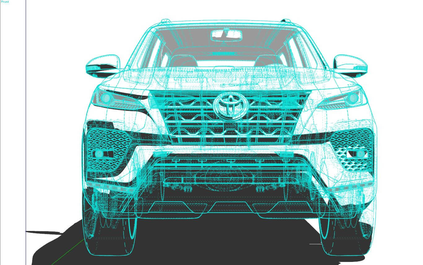 Toyota Fortuner 2022 - 3D Model by AlphaGroup