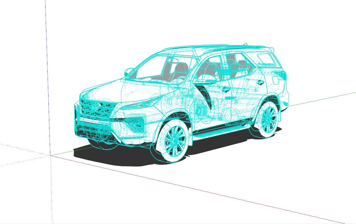 Toyota Fortuner 2022 - 3D Model by AlphaGroup