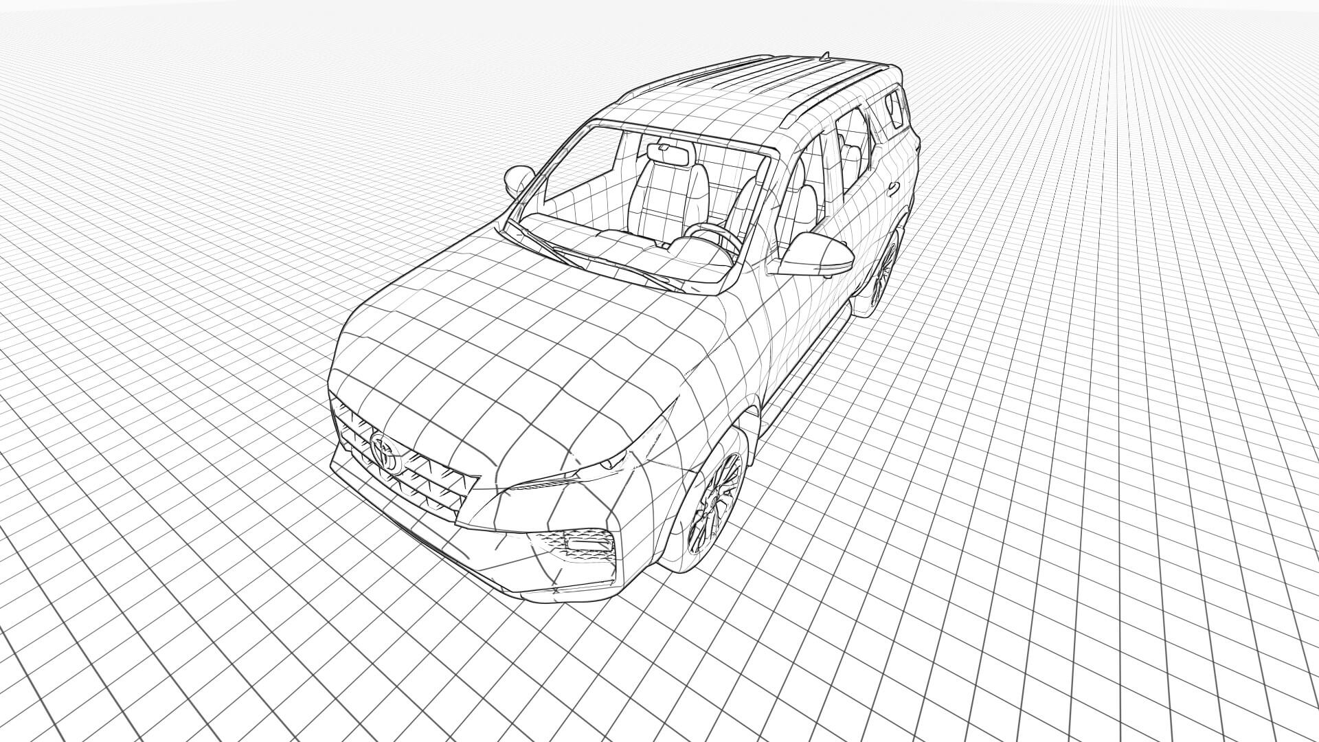 Toyota Fortuner 2022 - 3D Model by AlphaGroup