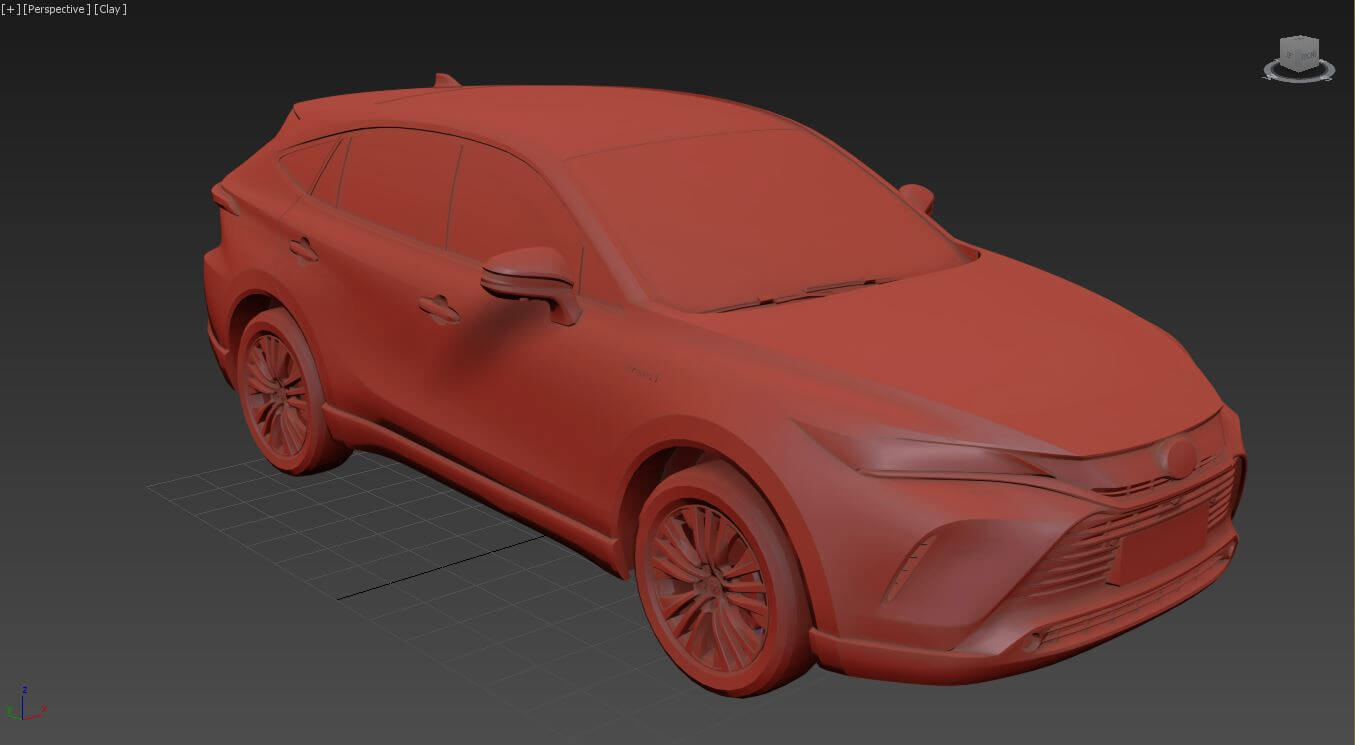 Toyota Harrier 2022 - 3D Model by AlphaGroup