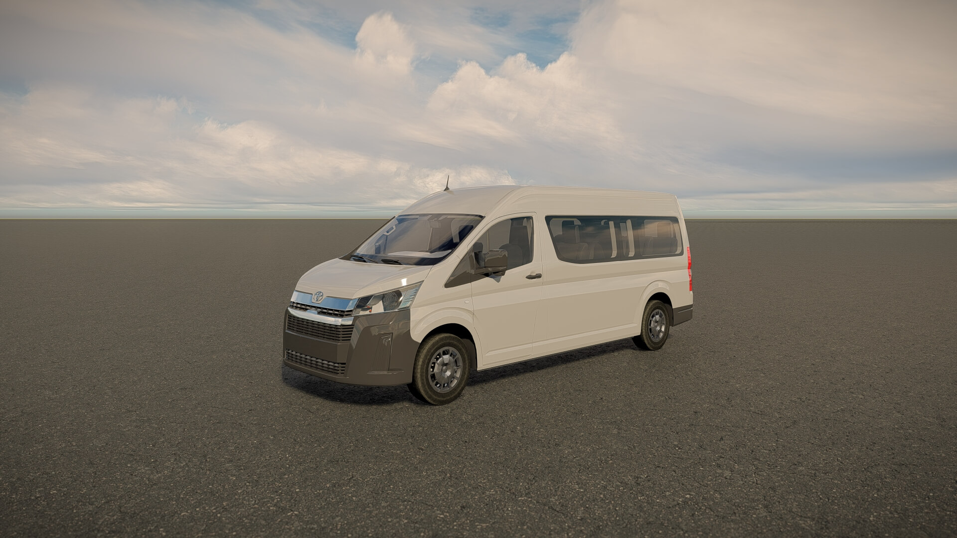 Toyota Hiace Commuter GL Bus - 3D Model by AlphaGroup