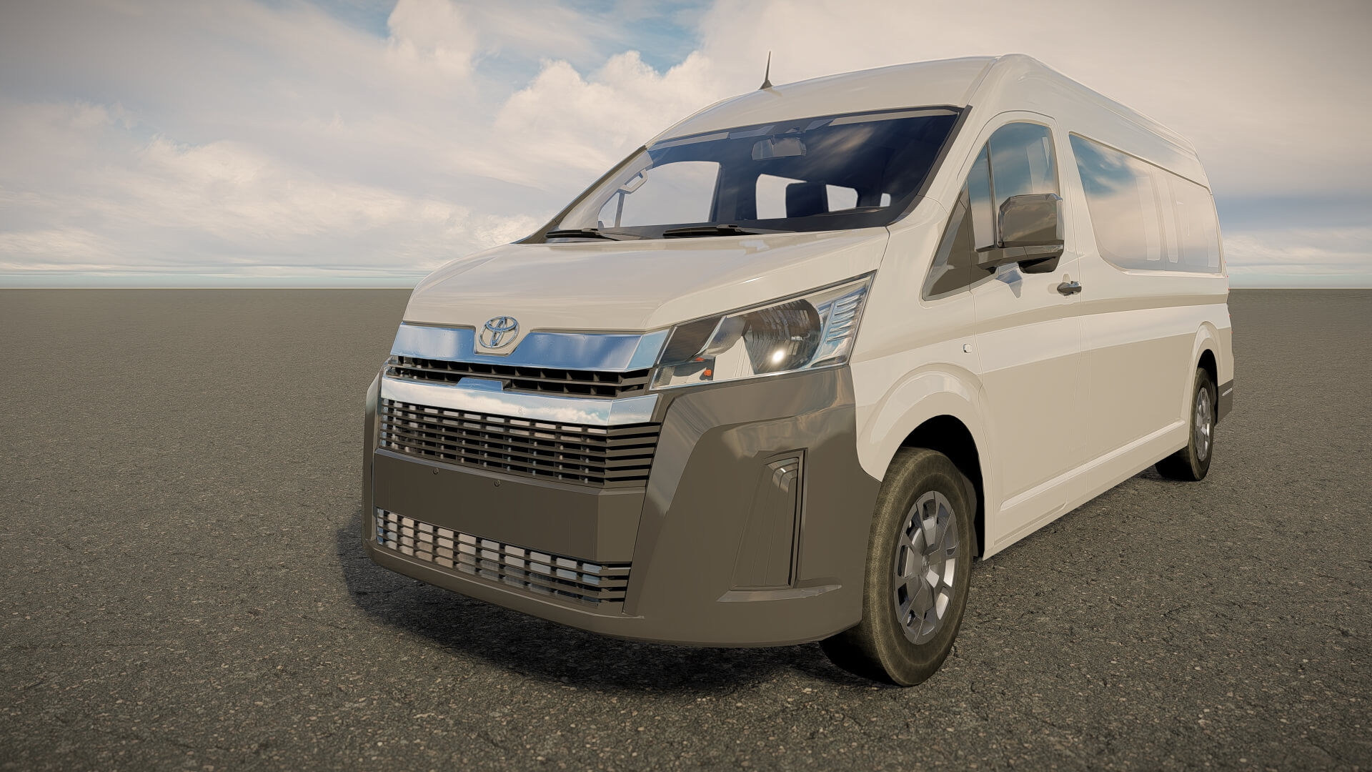 Toyota Hiace Commuter GL Bus - 3D Model by AlphaGroup