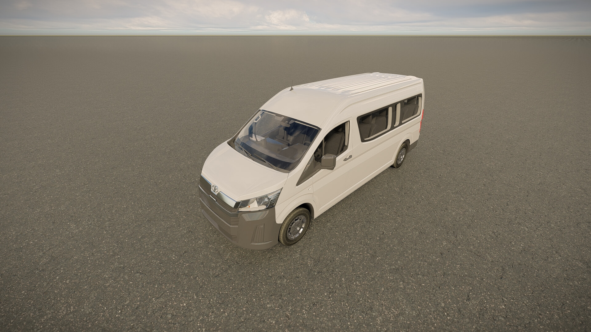 Toyota Hiace Commuter GL Bus - 3D Model by AlphaGroup