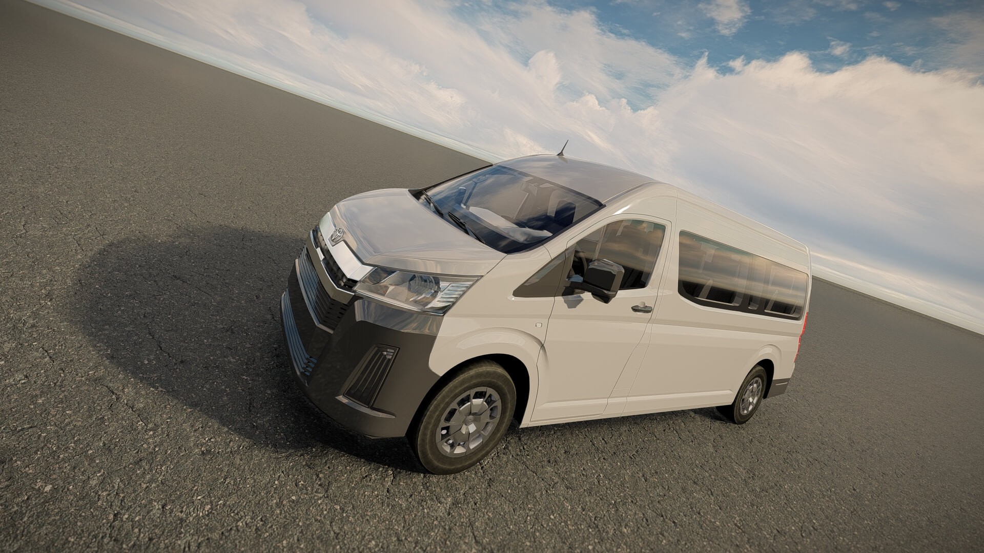 Toyota Hiace Commuter GL Bus - 3D Model by AlphaGroup