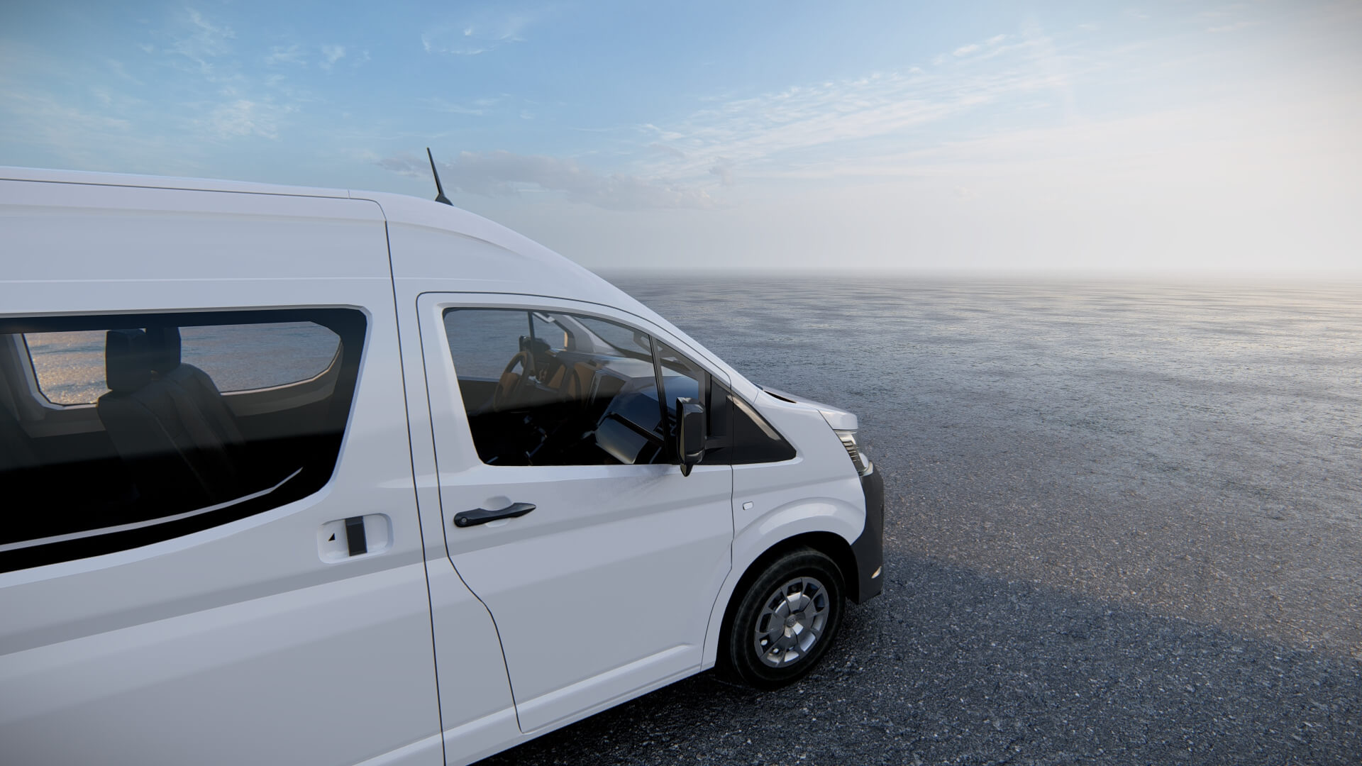 Toyota Hiace Commuter GL Bus - 3D Model by AlphaGroup