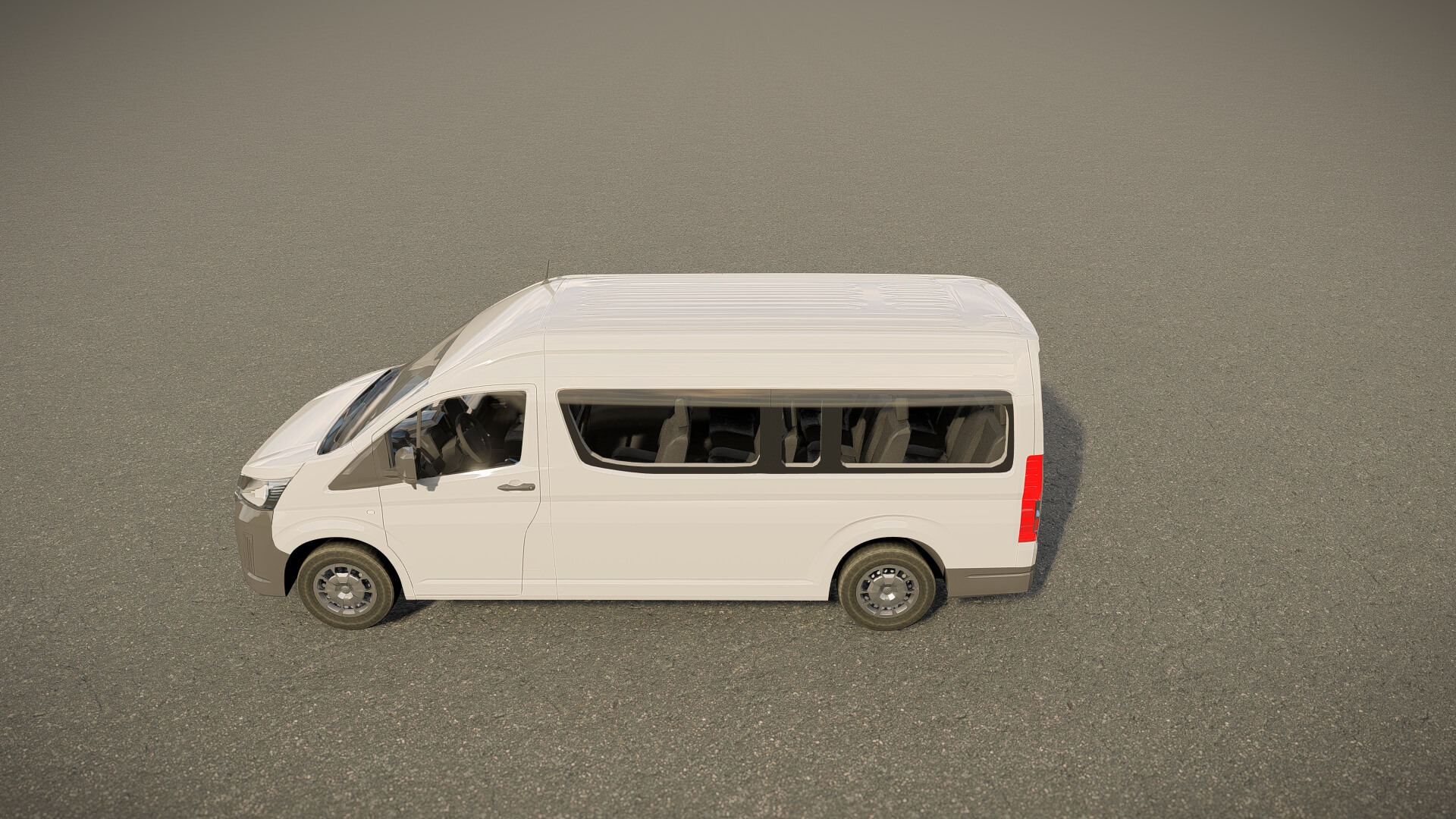Toyota Hiace Commuter GL Bus - 3D Model by AlphaGroup