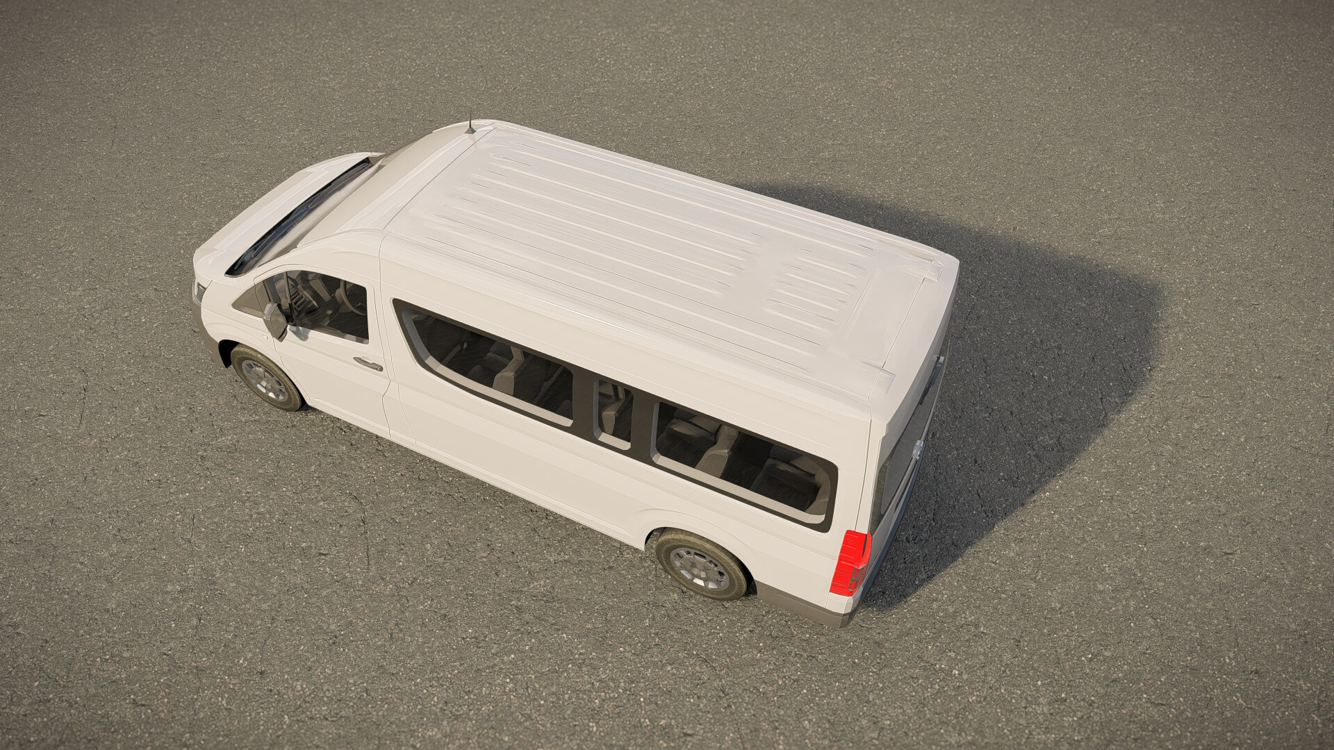 Toyota Hiace Commuter GL Bus - 3D Model by AlphaGroup
