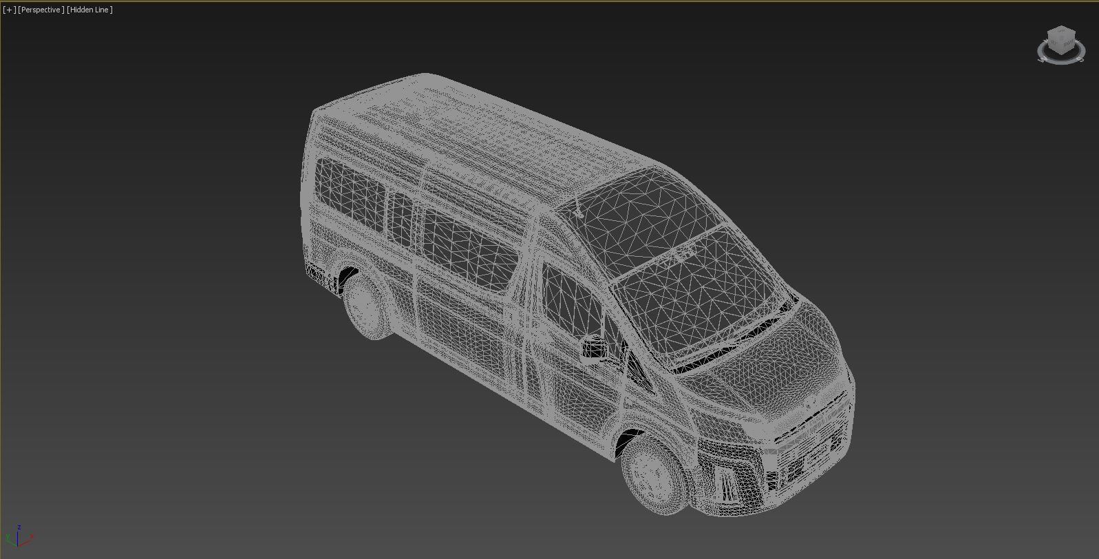 Toyota Hiace Commuter GL Bus - 3D Model by AlphaGroup