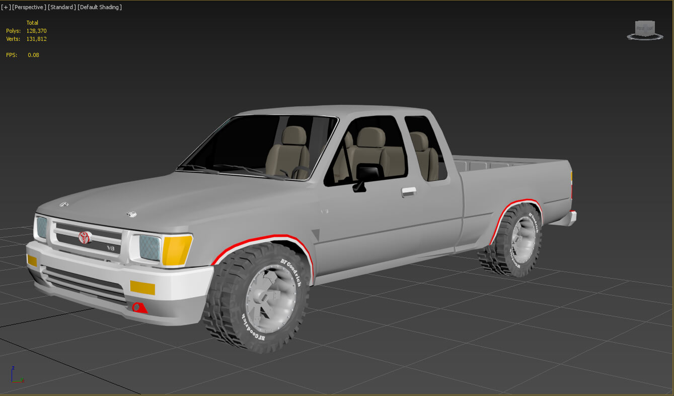 Toyota Hilux 1988 - 3D Model by AlphaGroup