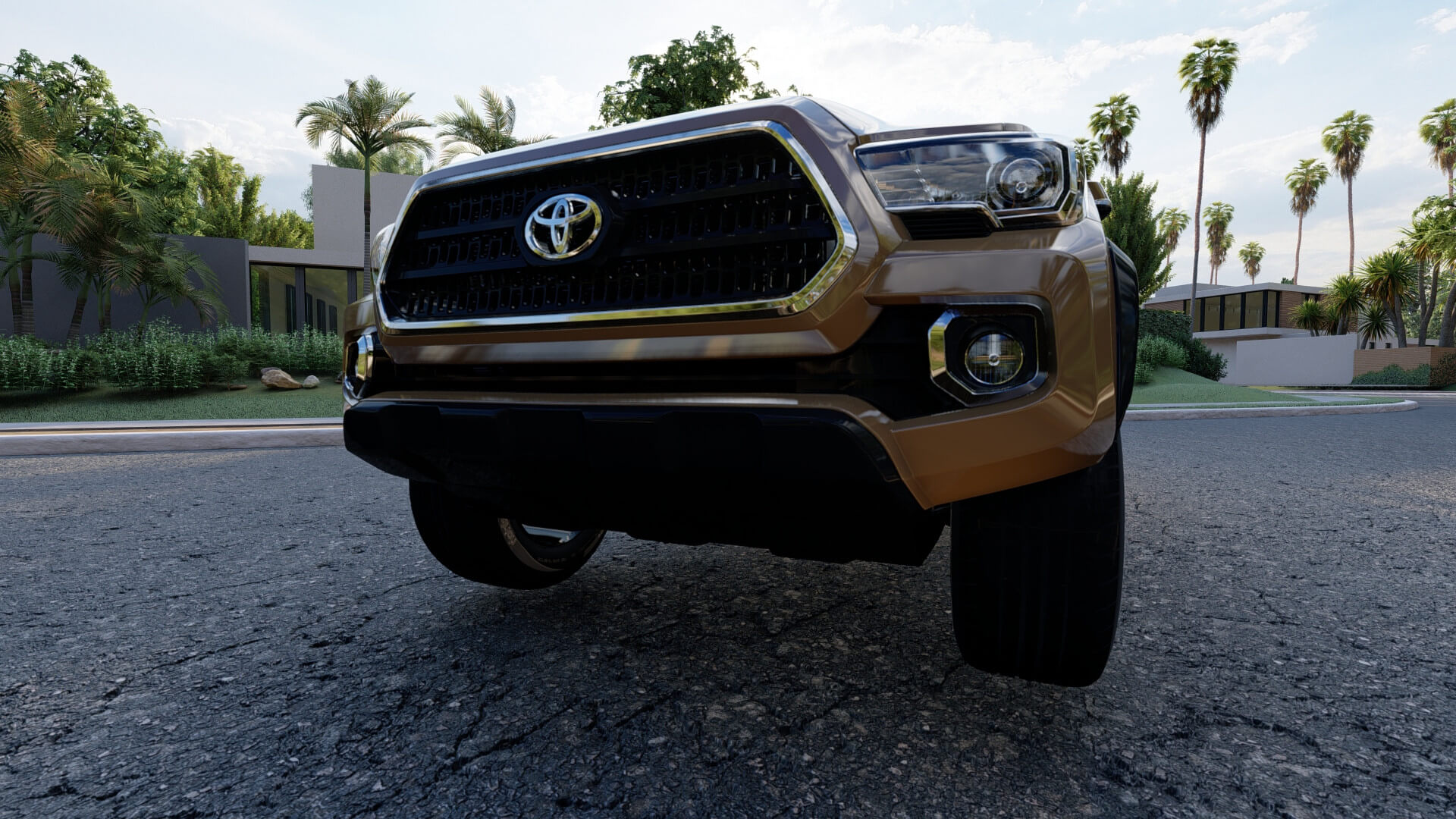 Toyota Tacoma TRD Off-Road 2016 3D Model by AlphaGroup