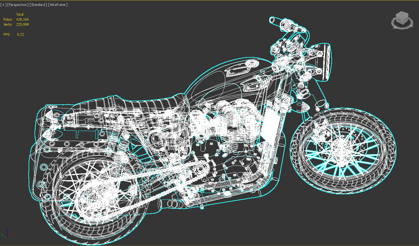 Triumph Bonneville - 3D Model by AlphaGroup