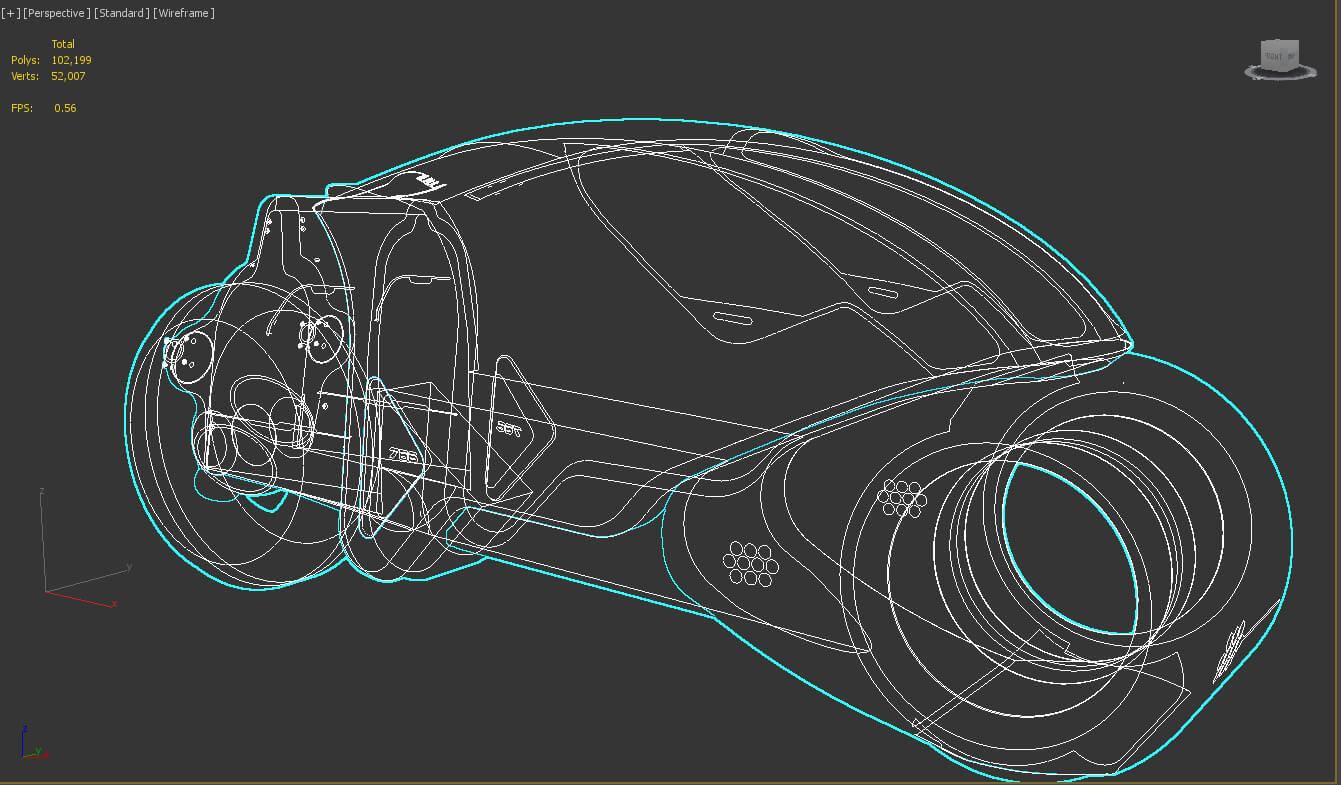 Tron Legacy White Light Cycle - 3D Model by AlphaGroup