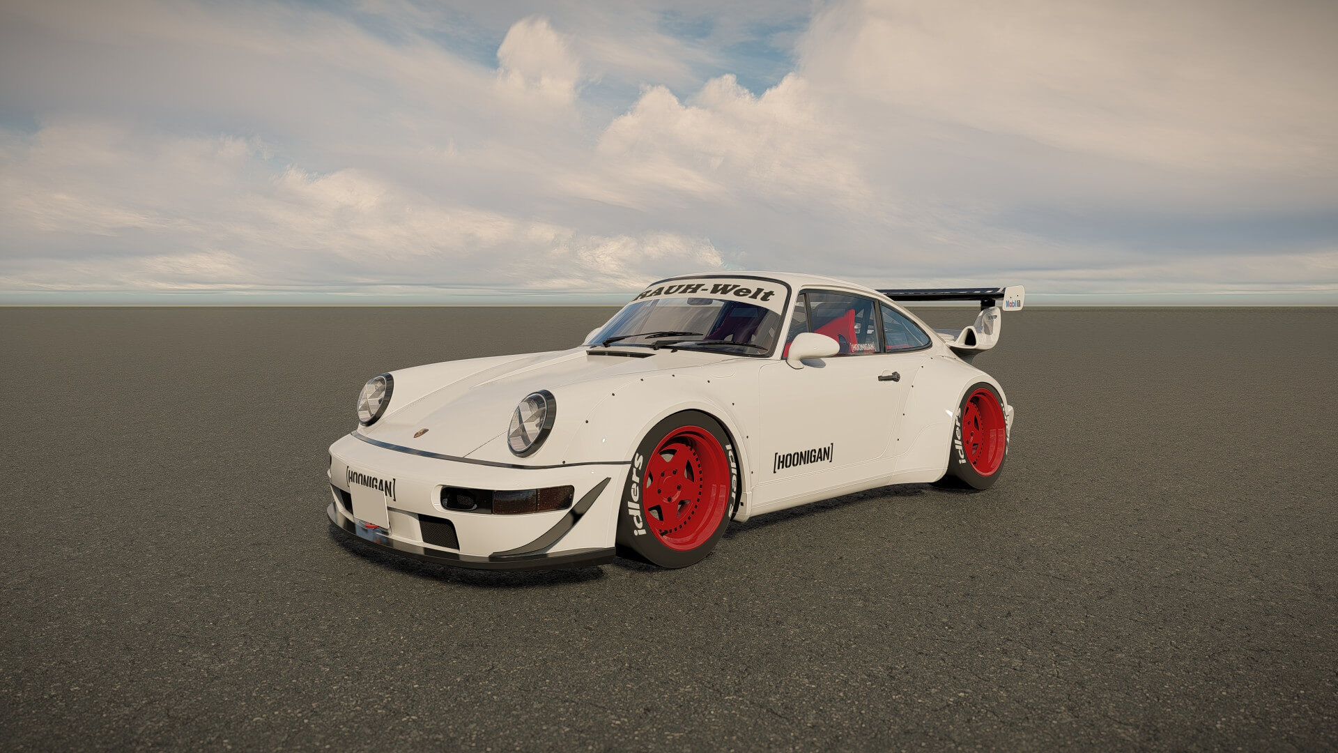 Tuned Porsche 911 Turbo 1991 - 3D Model by AlphaGroup