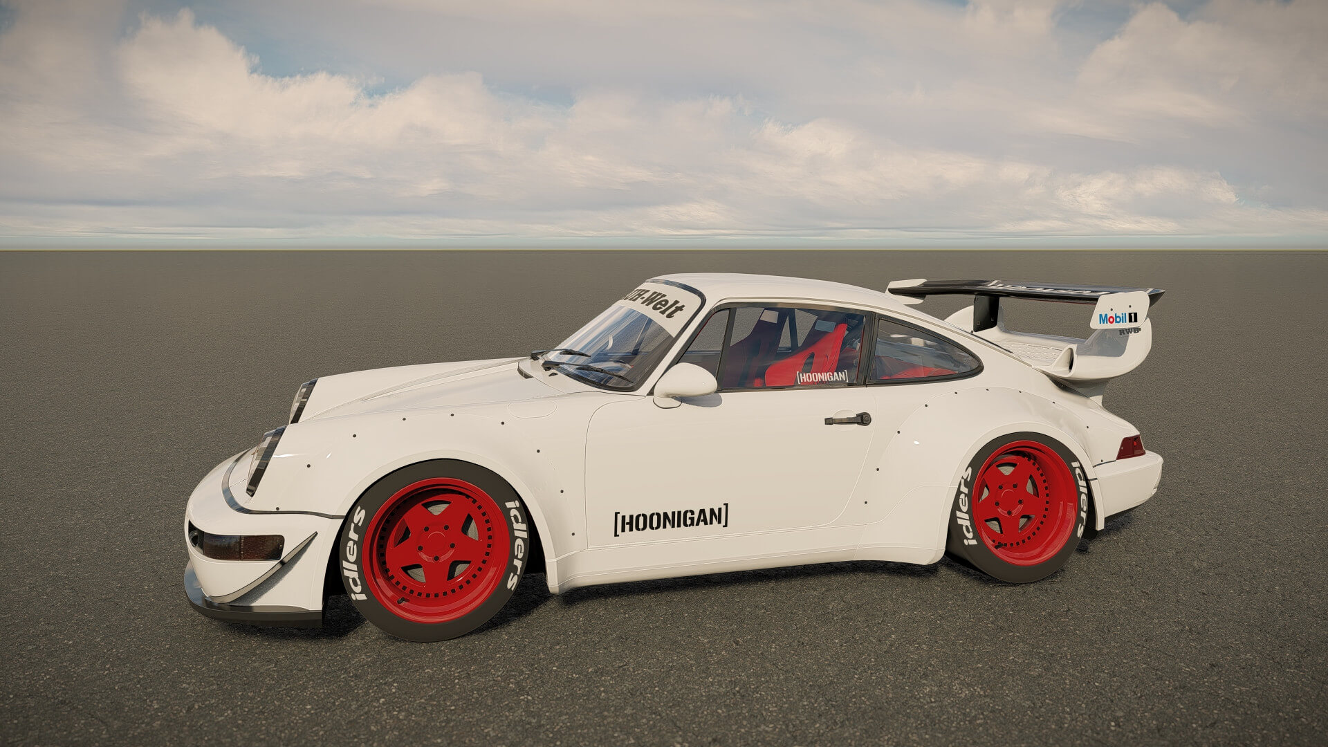 Tuned Porsche 911 Turbo 1991 - 3D Model by AlphaGroup